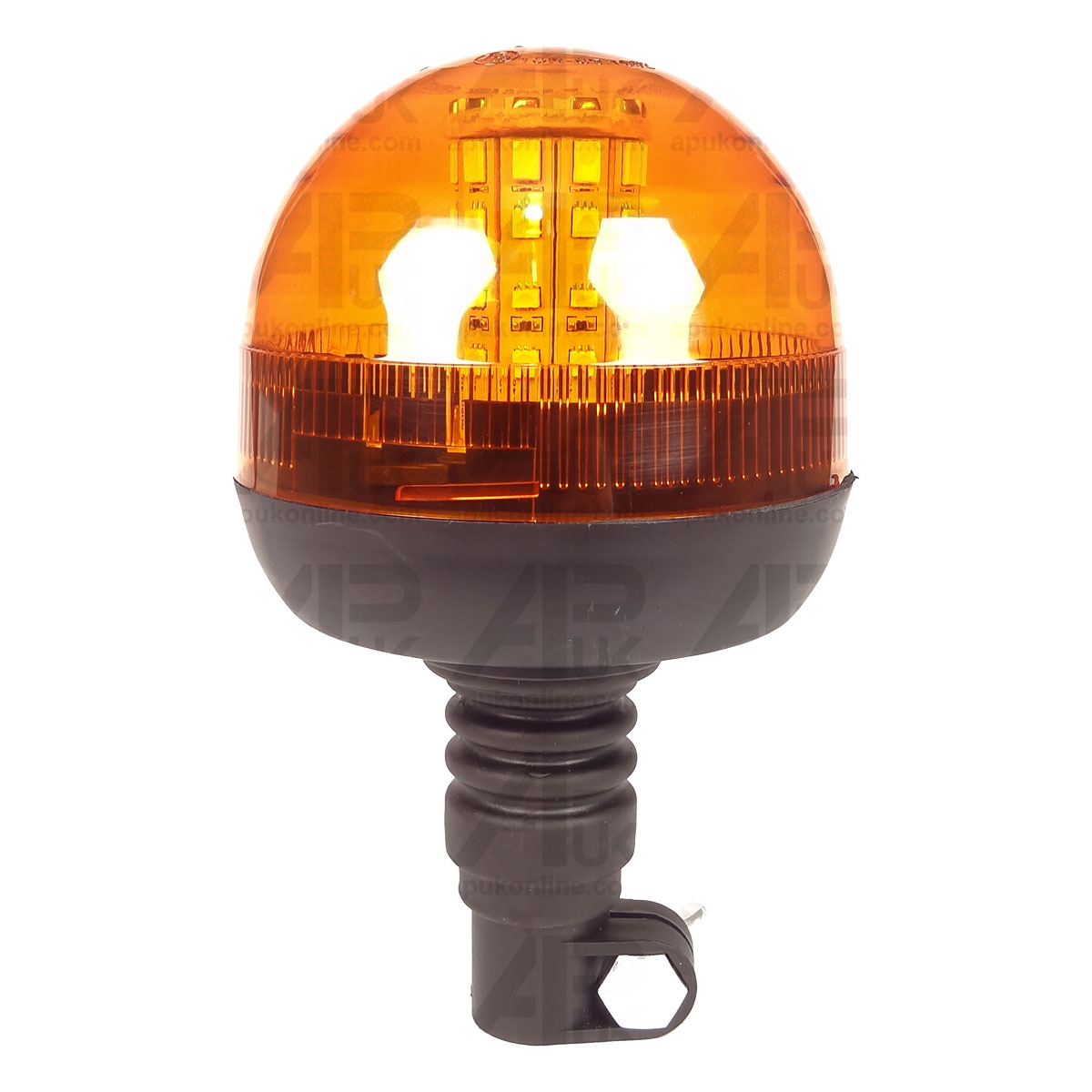 Tractor LED Flexible DIN Pole Amber Beacon Warning Light 12-24V | APUK ...