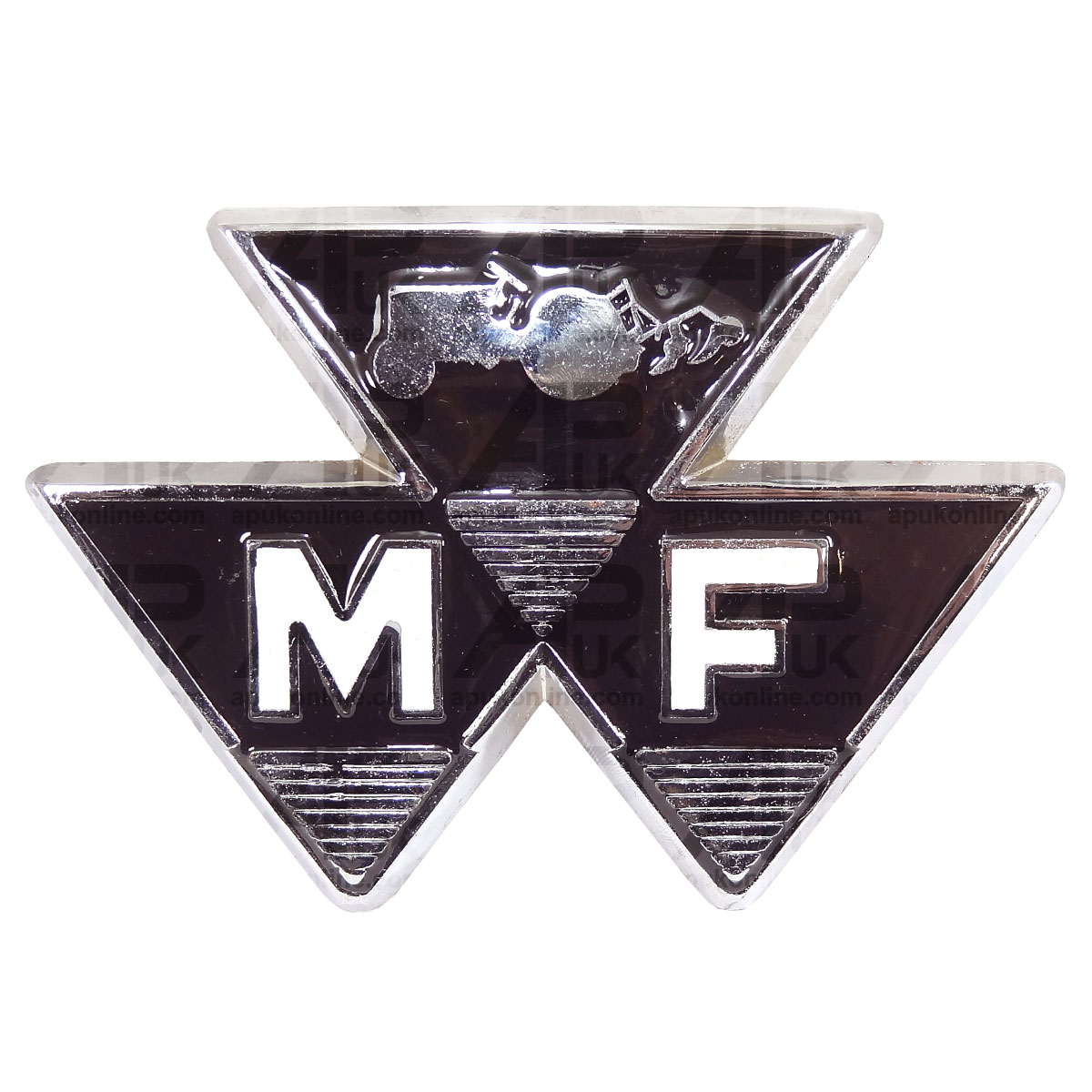 Massey Ferguson Tractor Aluminium Front Nose Bonnet Badge Emblem | APUK ...