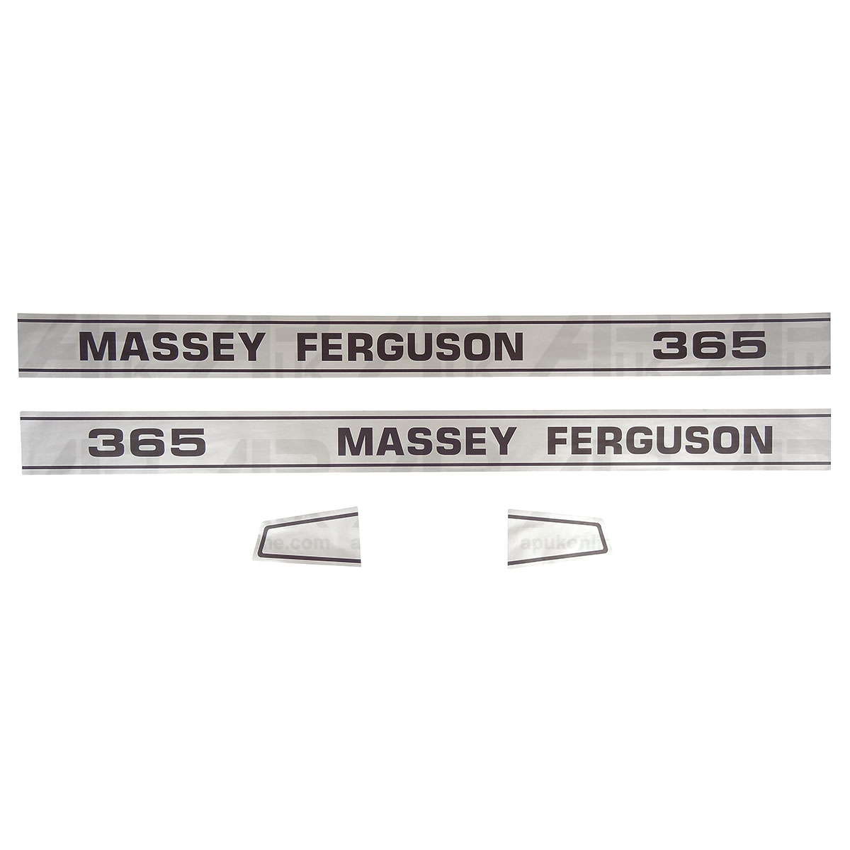 Massey Ferguson 365 Tractor Bonnet Side Sticker Decal Set | APUK Online