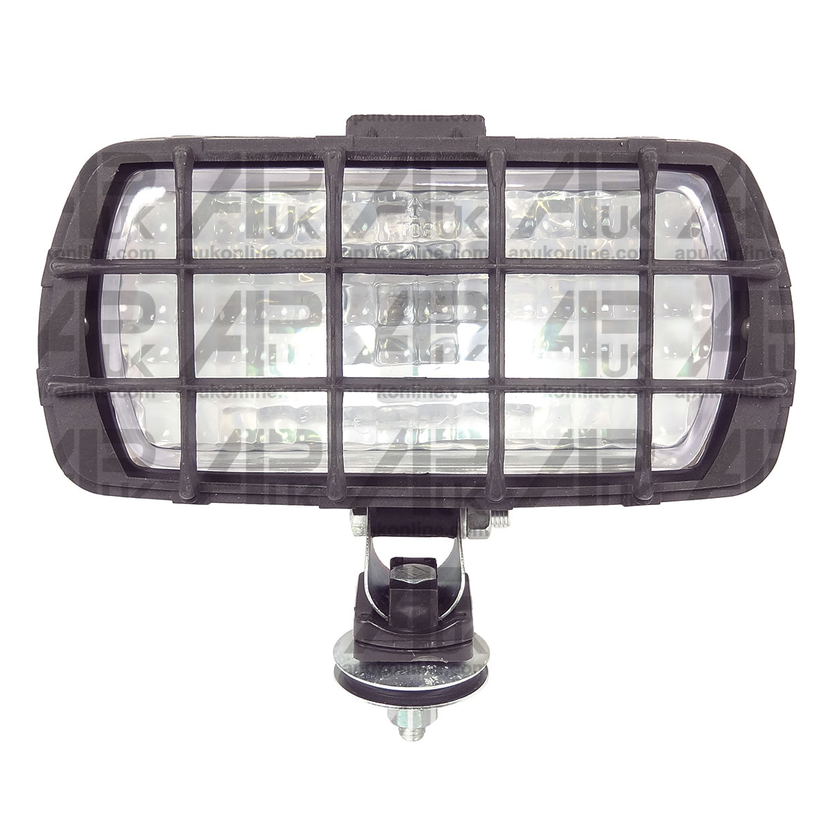 Tractor Digger Dumper 12V Rectangular Work lamp Light with Grill | APUK ...