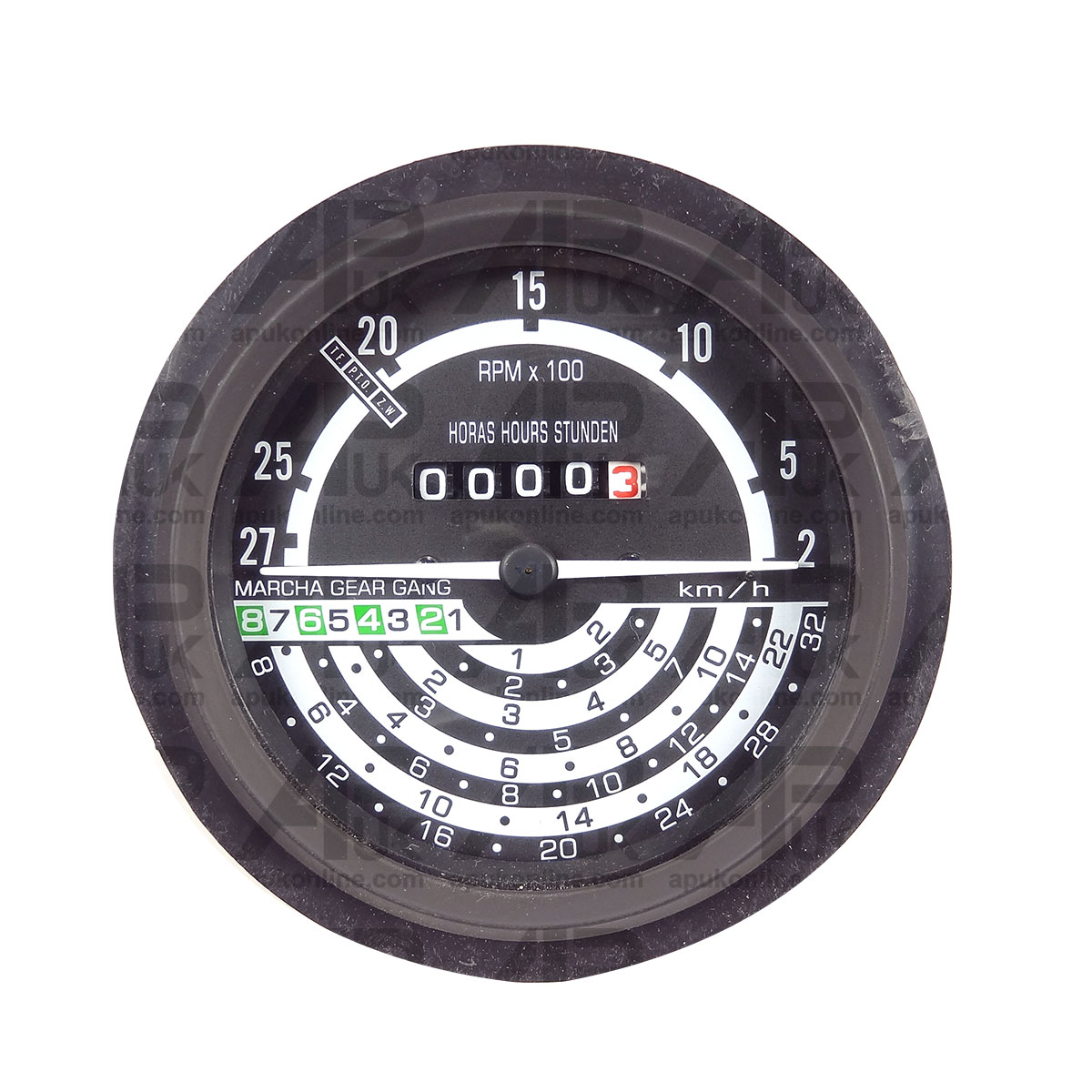 John Deere Tractor ACW Tractormeter Tachometer Gauge KPH | APUK Online