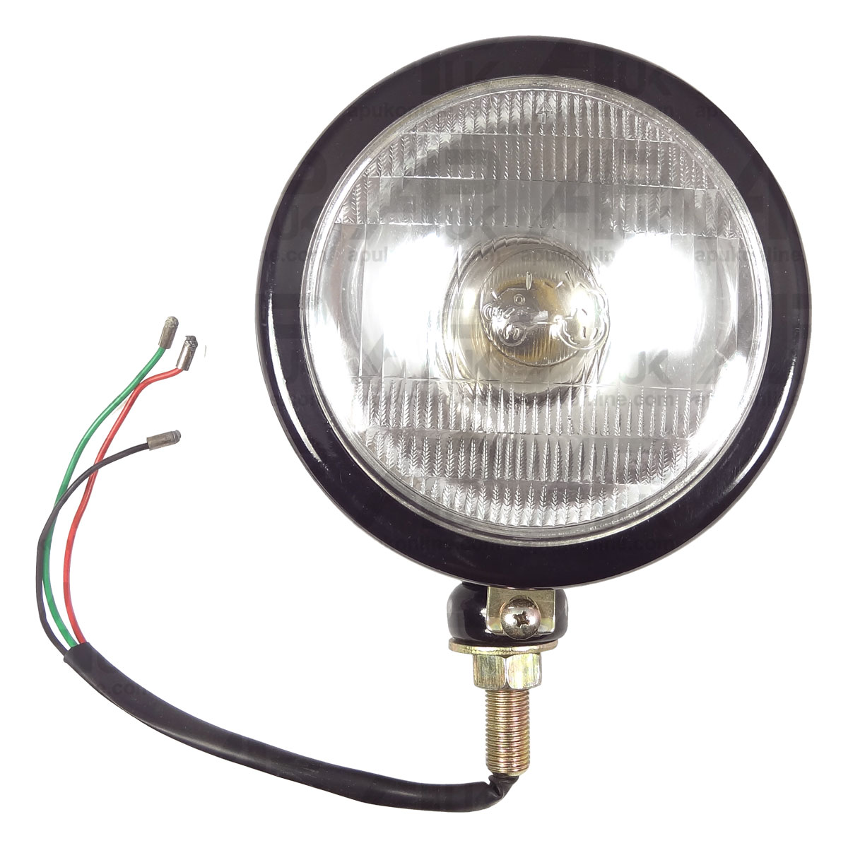 Headlight Lamp Black 5 1/2" Vertical LH RH for Nuffield Tractor | APUK ...