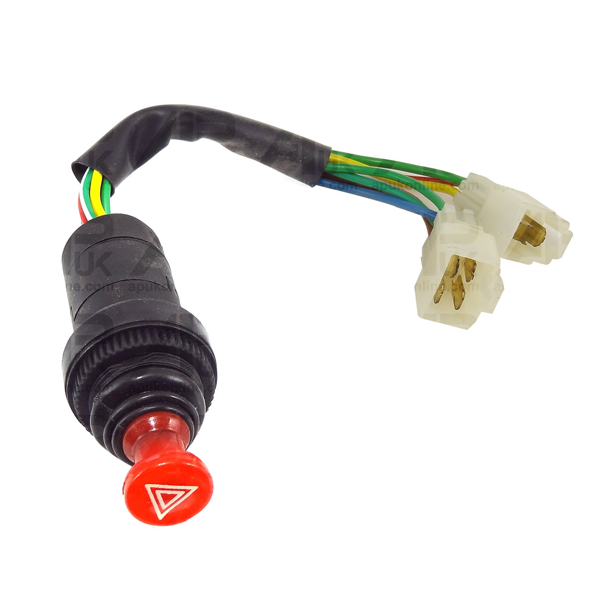Red Hazard Warning Light Switch Pull Push Button for Massey Fergu | APUK Online