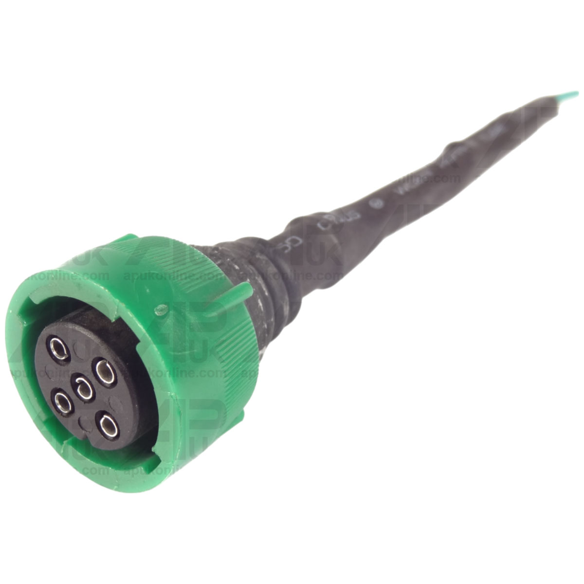 Trailer Harness 5 Pin Plug Connector Green Internal Bayonet Socket ...