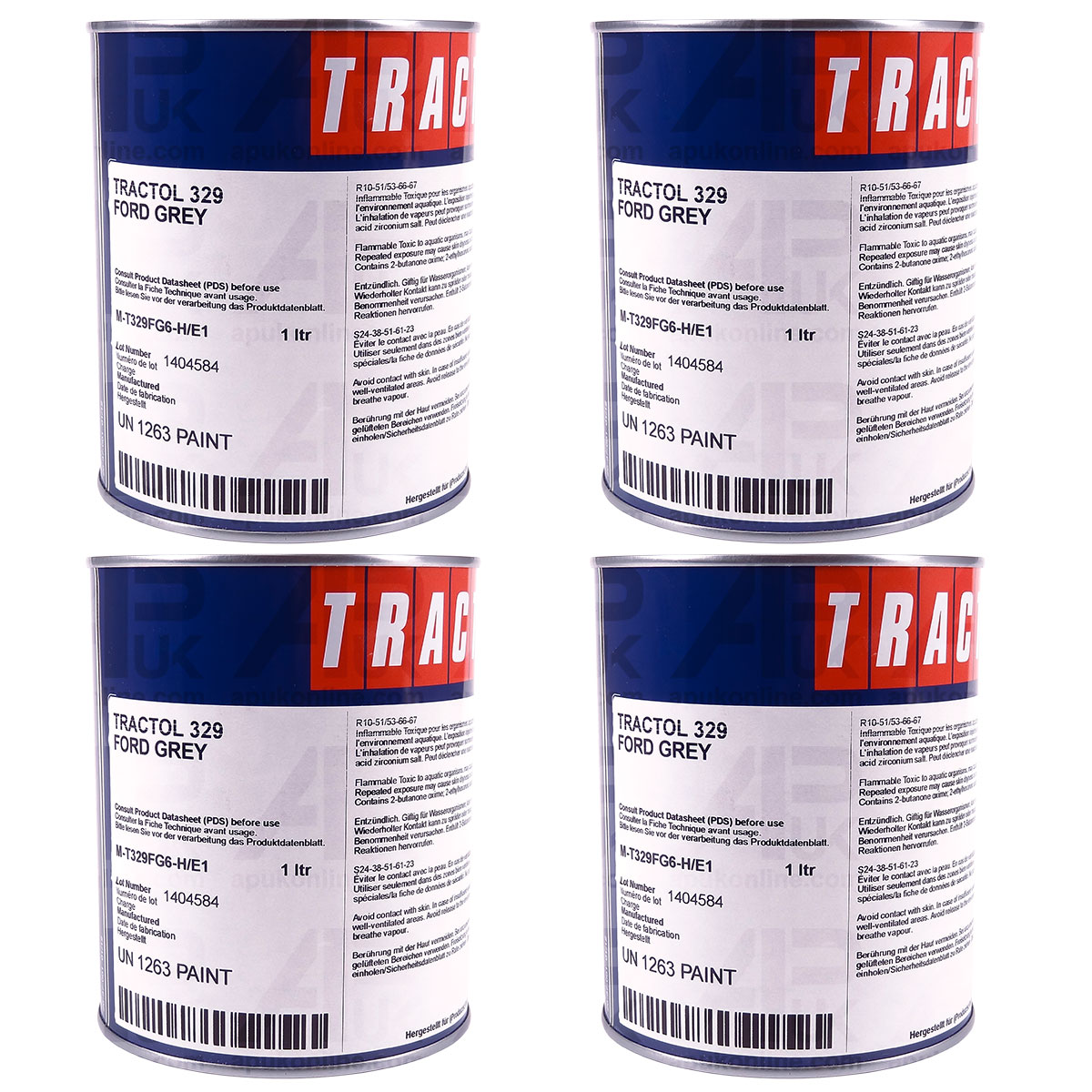 Ford New Holland Tractor Fordson 4 Ltr Grey Paint Tractol Enamel | APUK ...