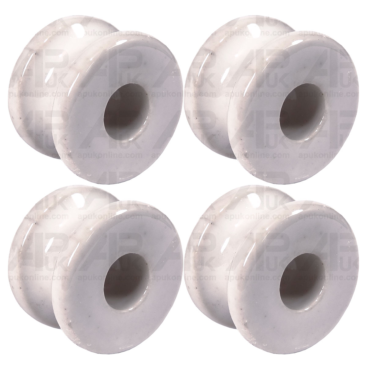 4x Small Porcelain Donut Insulator Ring Electric Fence Poly Wire | APUK ...
