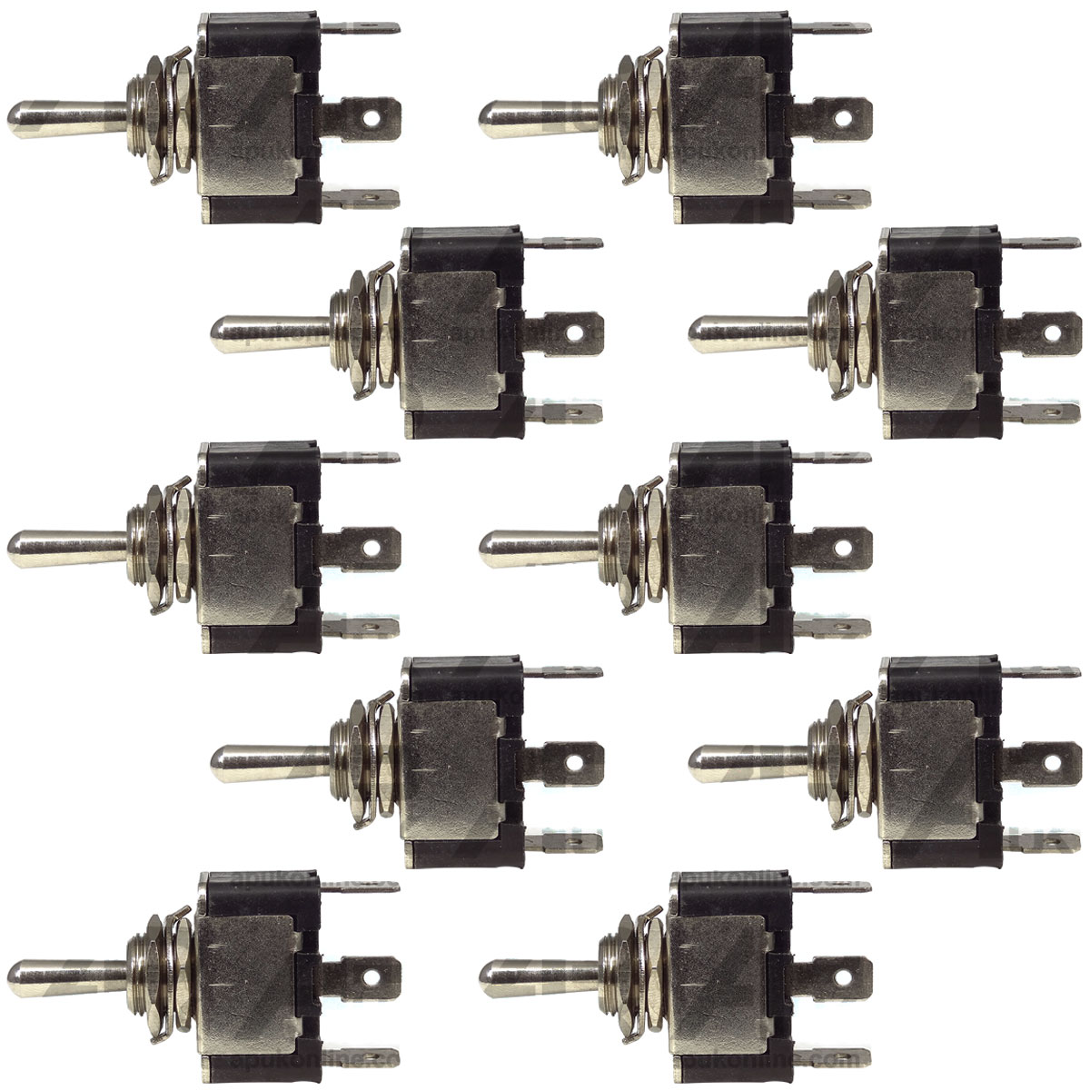 10x 12V Metal Toggle Flick Switch ON/OFF/ON for John Deere MF For ...