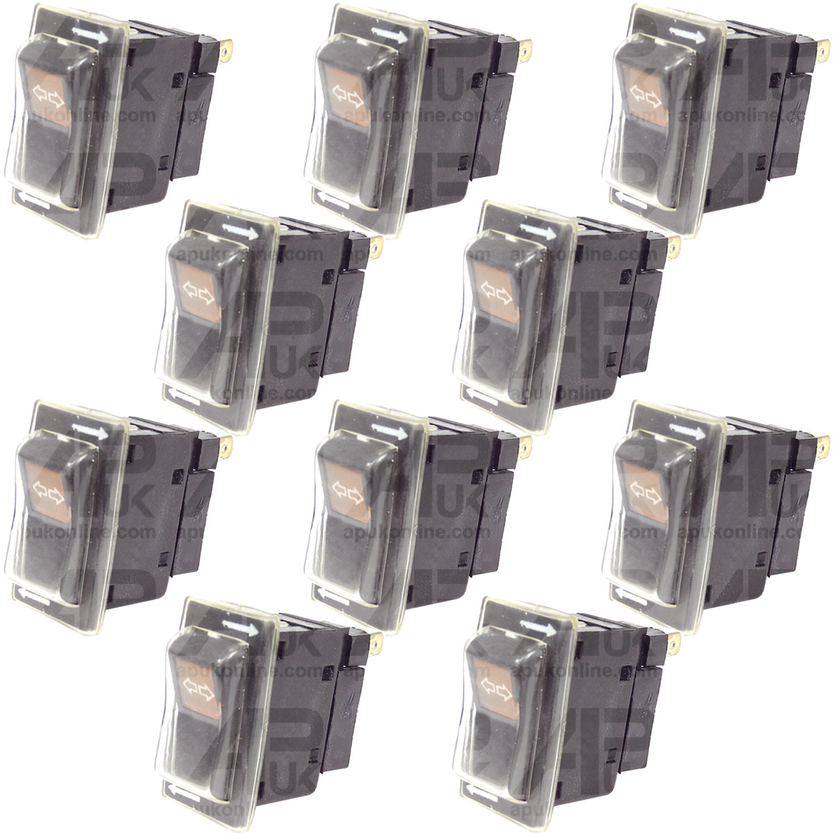 10x Indicator Rocker Switch for JCB Dumper Mini Digger Excavator | APUK ...