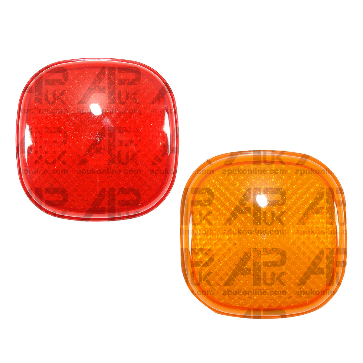 JCB Rear RED Amber Stop & Indicator Tail Lamp Lens for Britax Com ...
