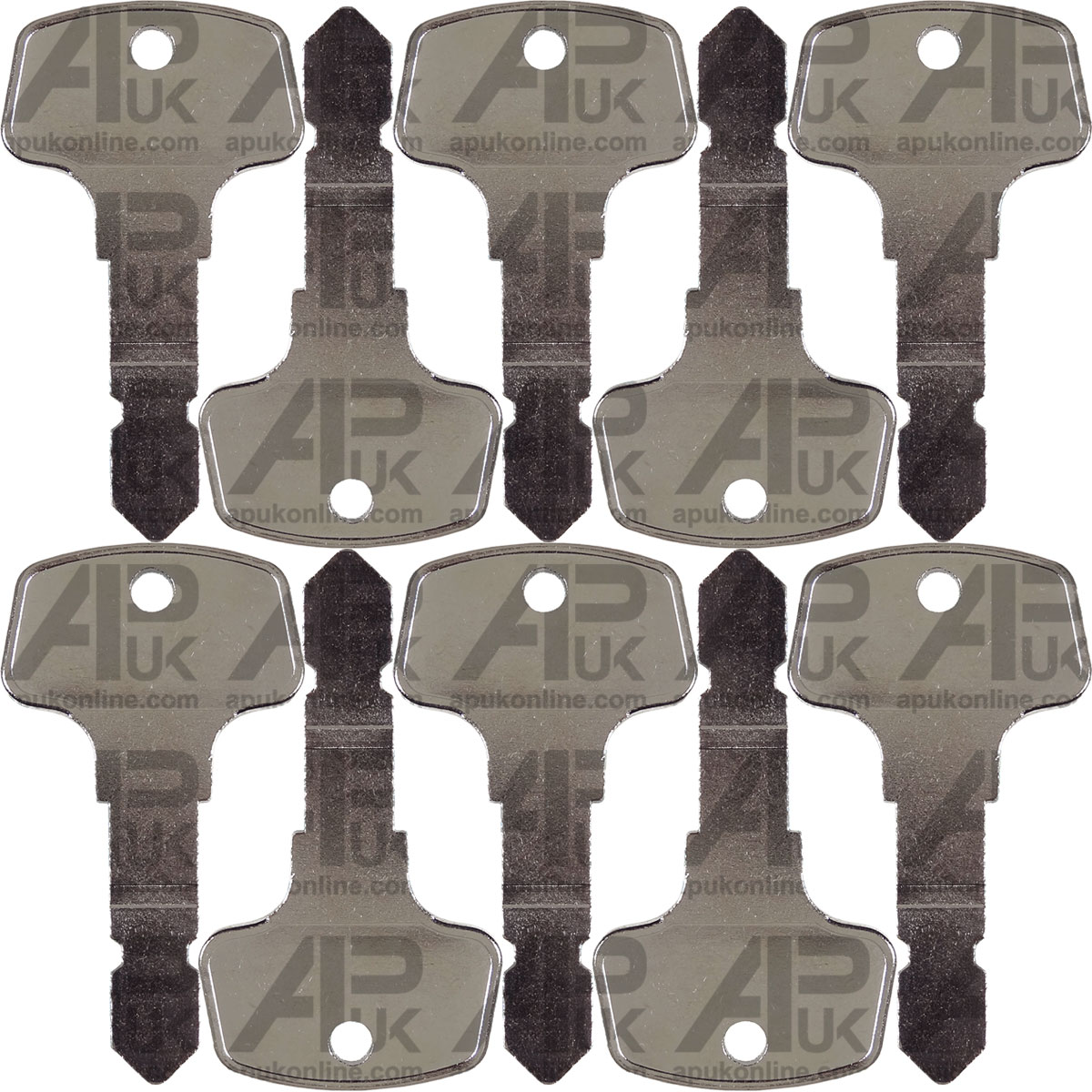 10x Ignition Keys for Kubota B Series Backhoe Loader Case New Hol ...