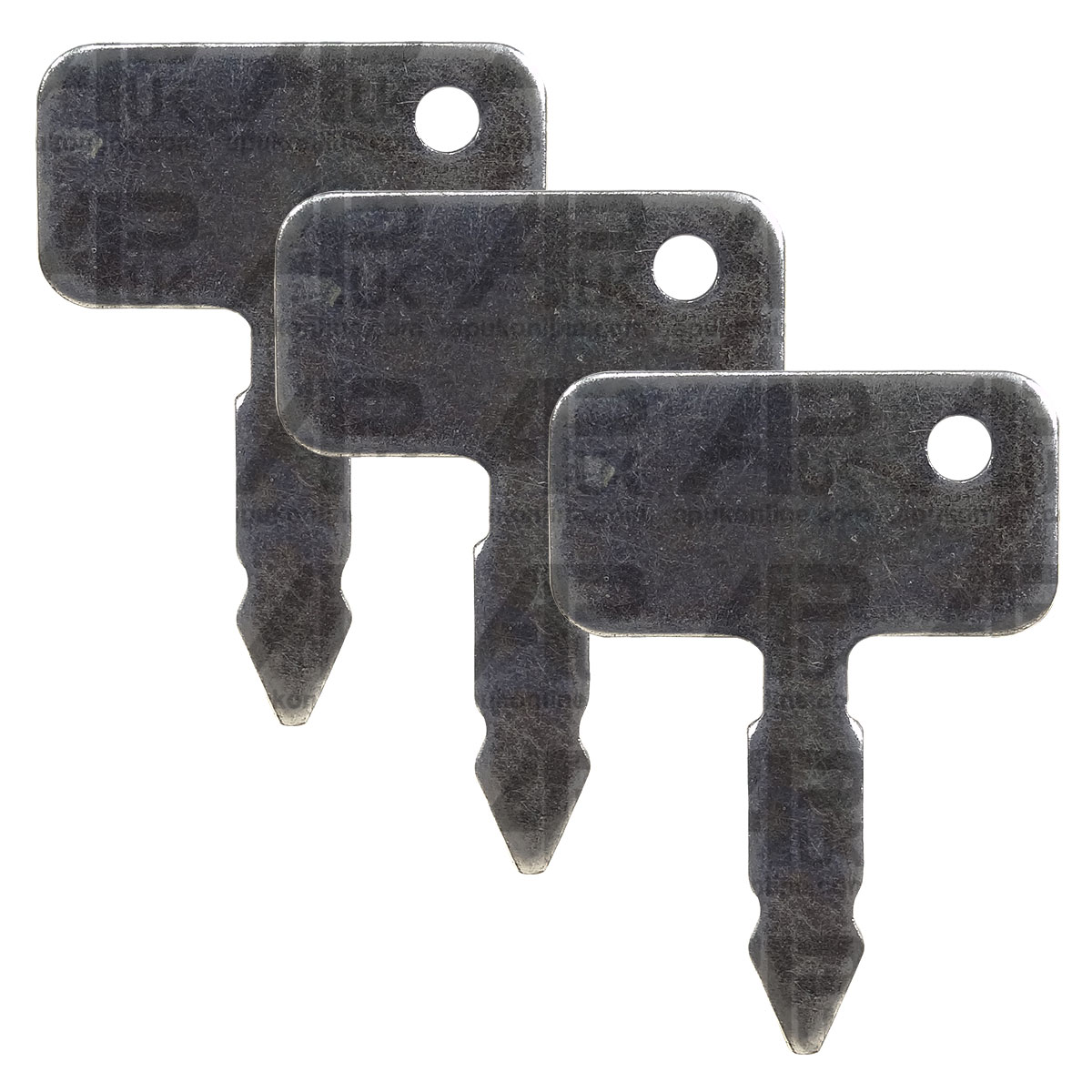 3x Lucas Ignition Switch Key for Terramite T5 T6 L30 Backhoe Load ...