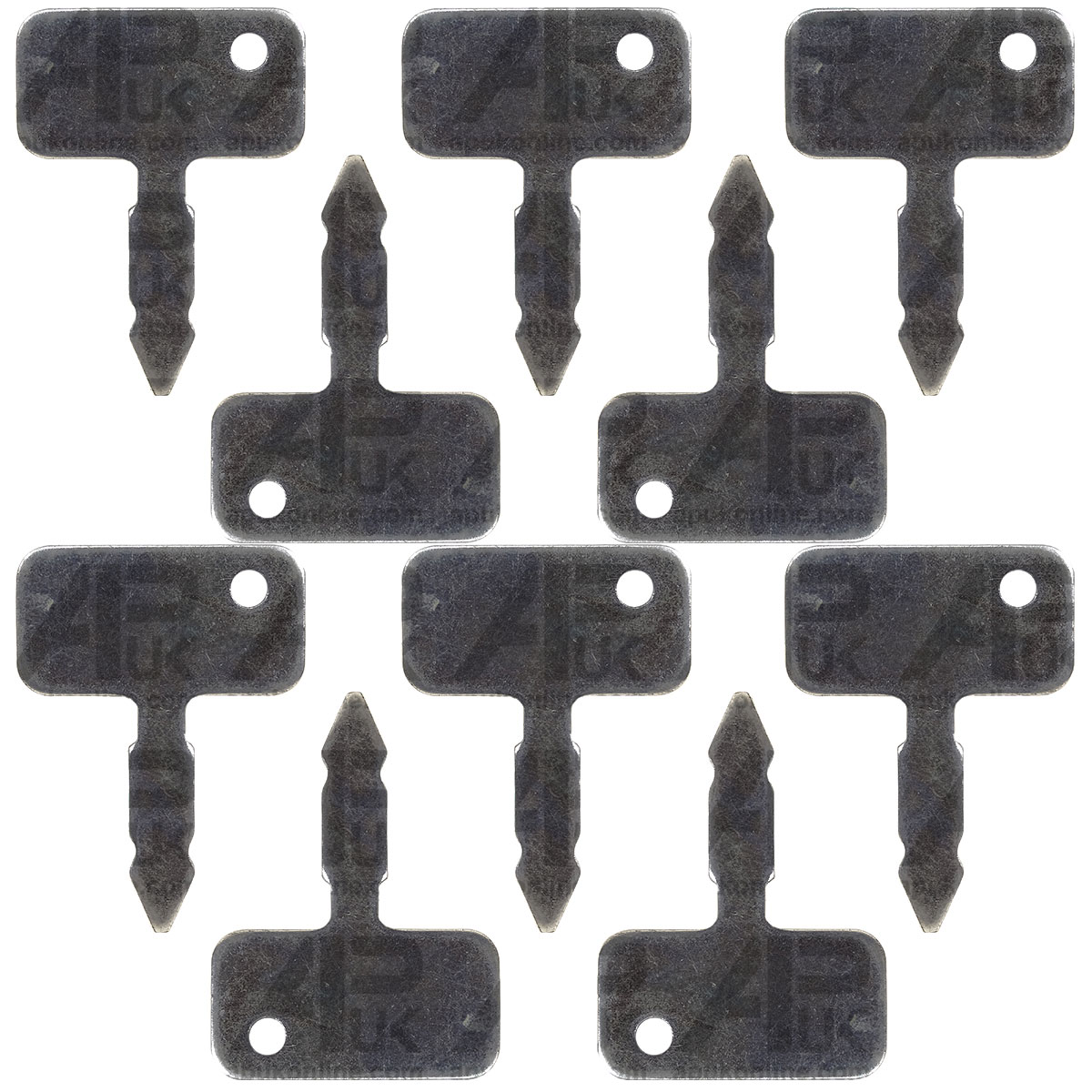 10x Lucas Ignition Switch Key for Massey Ferguson Landini Nuffiel ...