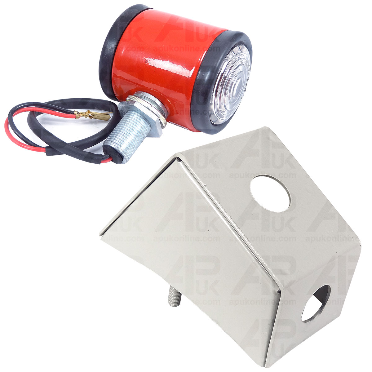 Red Butler Side Lamp Fender Bracket for Massey Ferguson Tractor | APUK ...